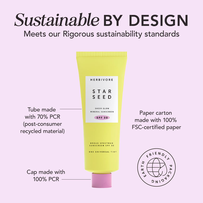 Herbivore Star Seed Sheer Glow Mineral Sunscreen Spf 30 | The Detox Market